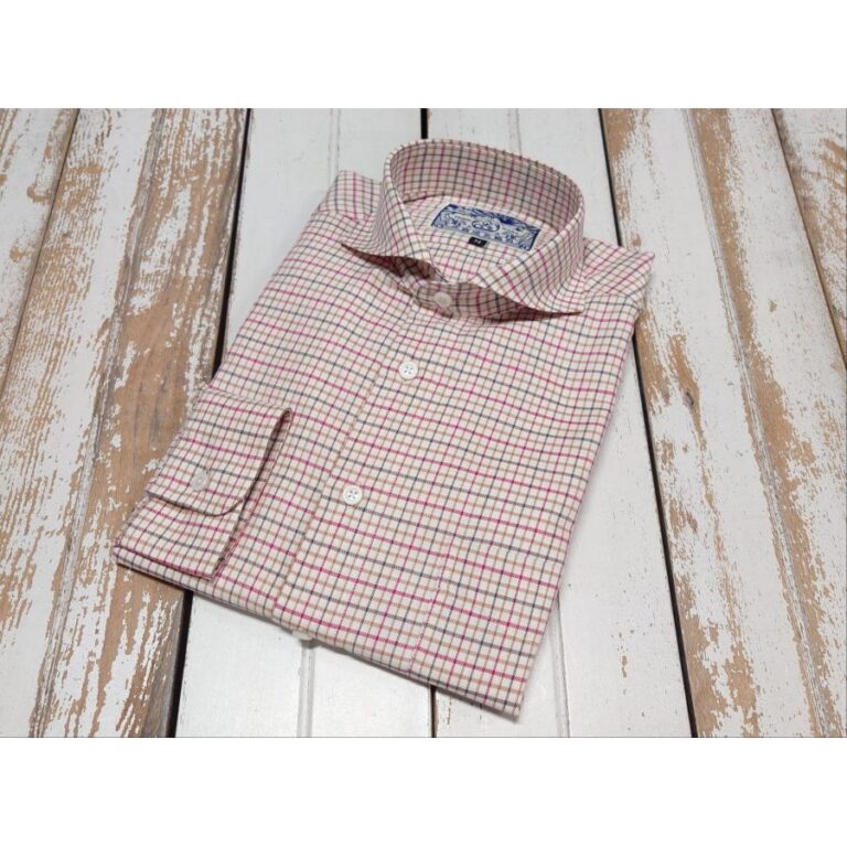 CHOZO: Long-sleeve Shirt / White Check [LS-Check24-White] – MARUNI-JEANS